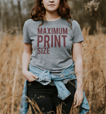 Maximum Screen Print Sizing Guide